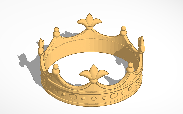 3D design Crown - Tinkercad