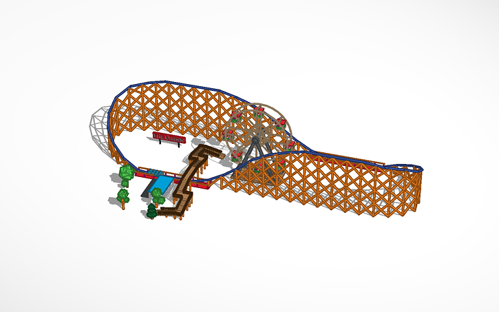 3D design Rolercoaster Ride | Tinkercad
