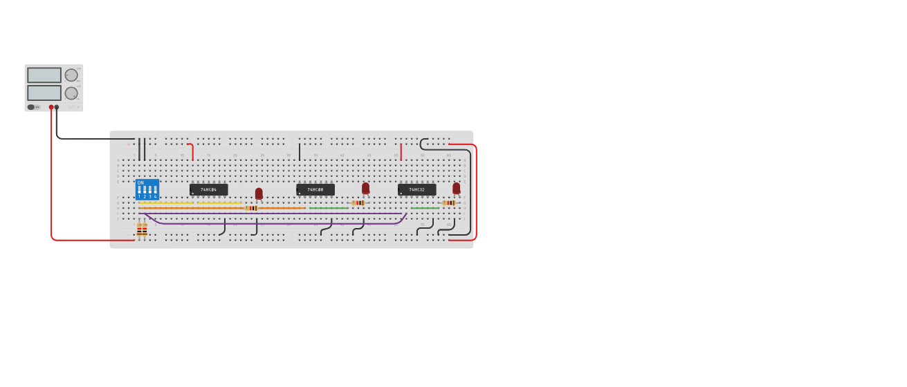 Circuit Design Compuertas Nand Nor Xor Tinkercad