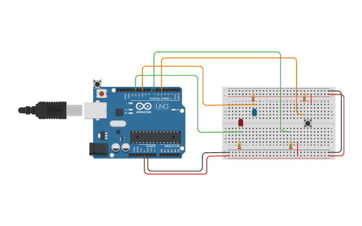 Circuit design Funciones 01 - Tinkercad