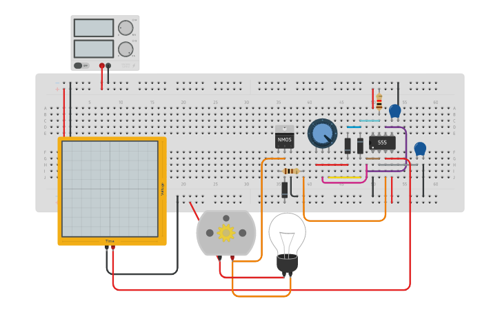 Circuit design PWM EDGAR - Tinkercad