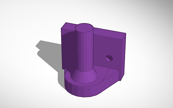 3D design Cabinet hinge - Tinkercad