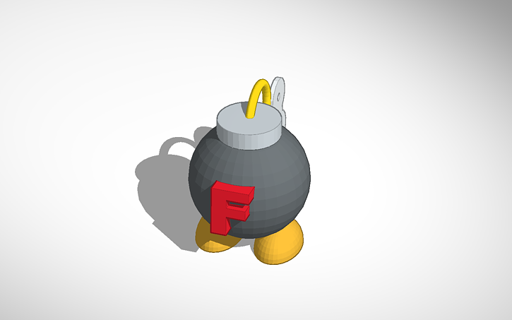 3D design F-Bomb | Tinkercad