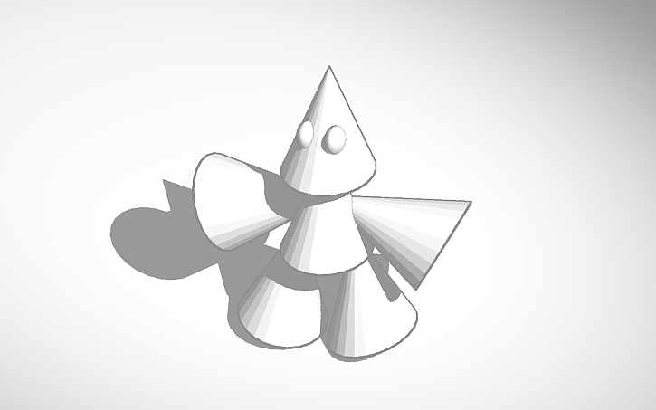 3D design Cone man | Tinkercad