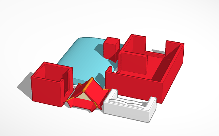 3D design mouse house set | Tinkercad