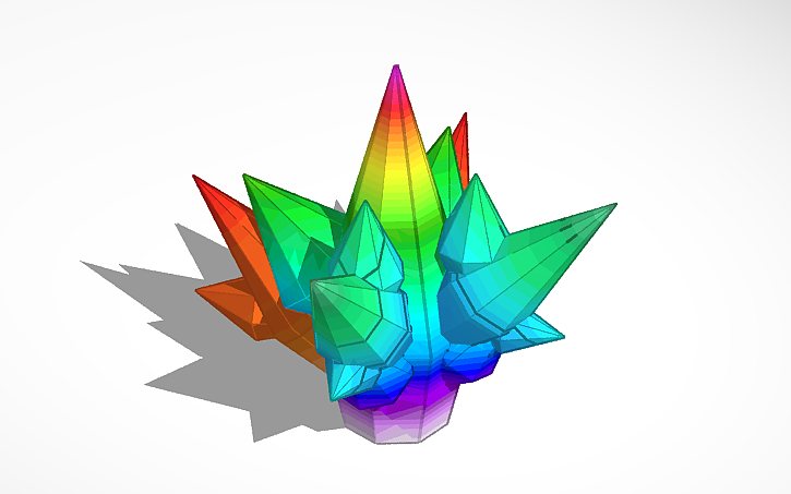 3D design Core Crystal - Tinkercad