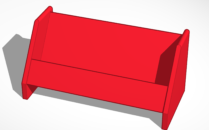 3D design Business card holder - Tinkercad