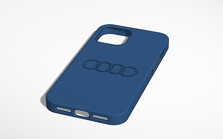3D design Iphone 12 mini Audi - Tinkercad