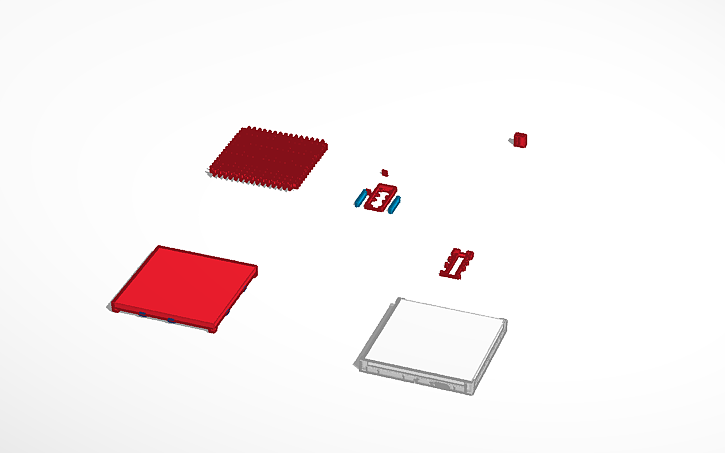 3D design Grid 16x16 | Tinkercad