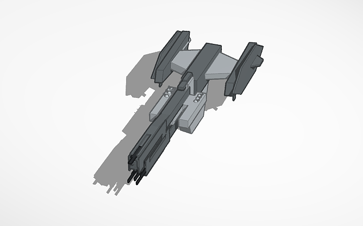 3D design halo frigate - Tinkercad