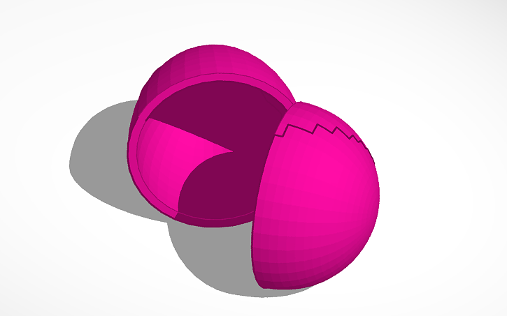 3D design 2 egg - Tinkercad