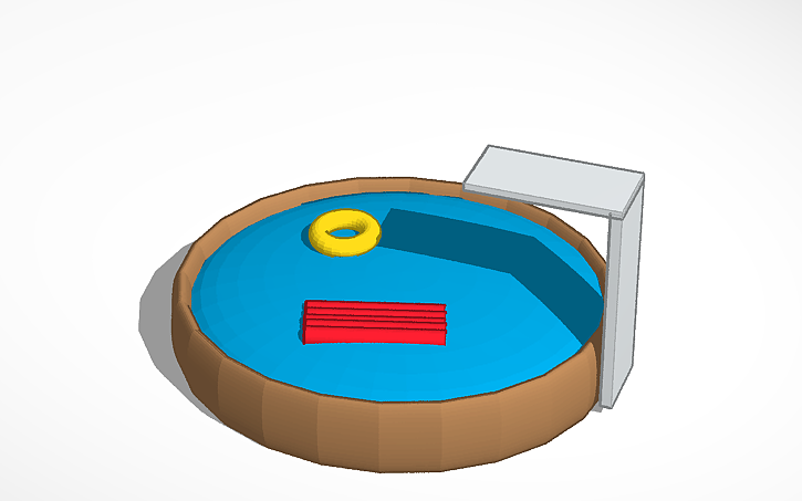 3D design Pool - Tinkercad
