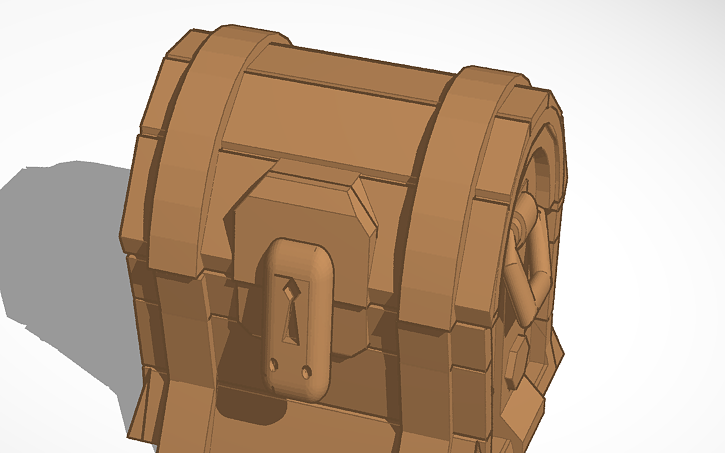3D design chest - Tinkercad