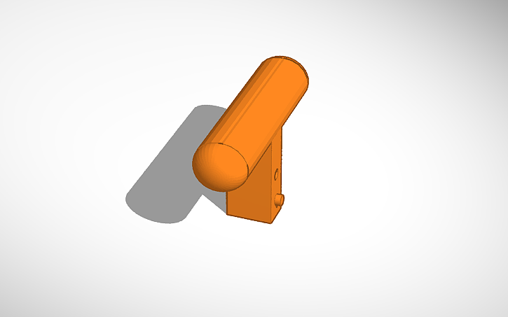 3D design accessory bar - Tinkercad