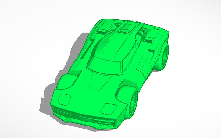 3D design Rocket League Breakout car - Tinkercad