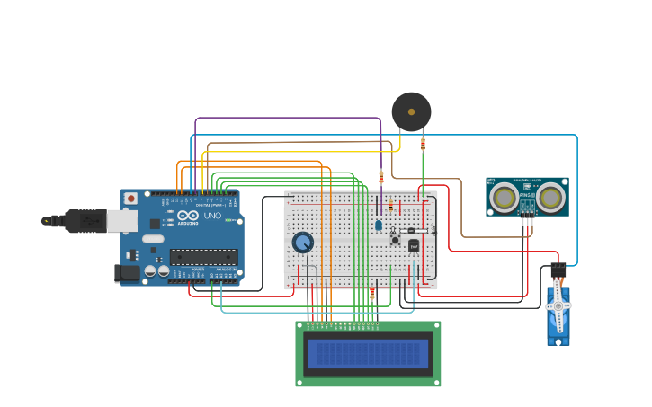 Circuit design Automatic_doorbell and dispenser - Tinkercad