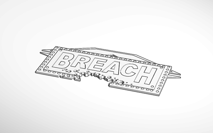 3D design Breach Logo #Breach | Tinkercad