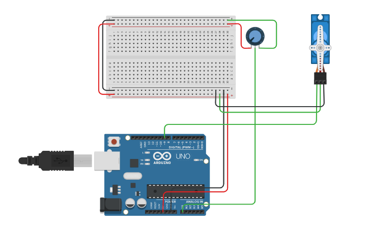 Circuit Design Percobaan 2 Modul 5 Tinkercad