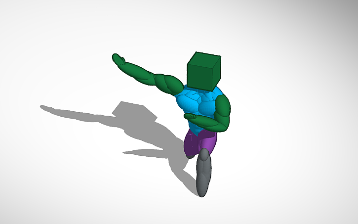 3D design BUFF ZOMBIEEEE - Tinkercad