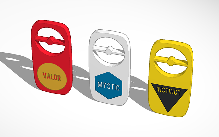 3D design Pokemon Go Keychains | Tinkercad