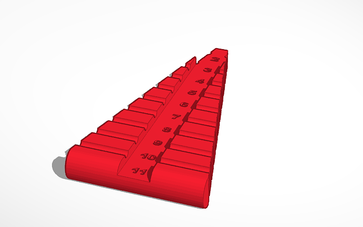 3D design Copy of Resistor Lead Bending Tool Compact - Tinkercad