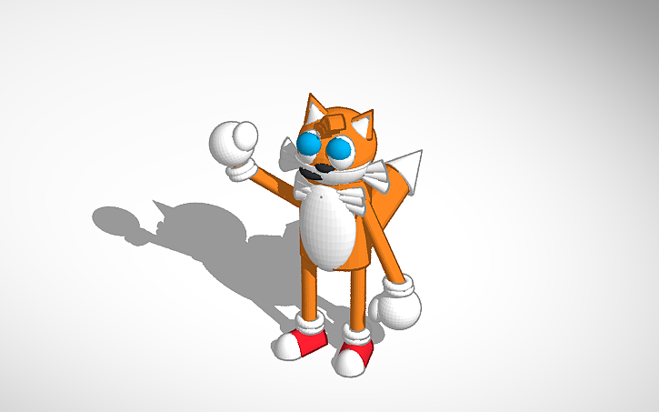 3D design Tails - Tinkercad