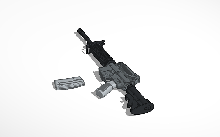 3D design AR-15 - Tinkercad