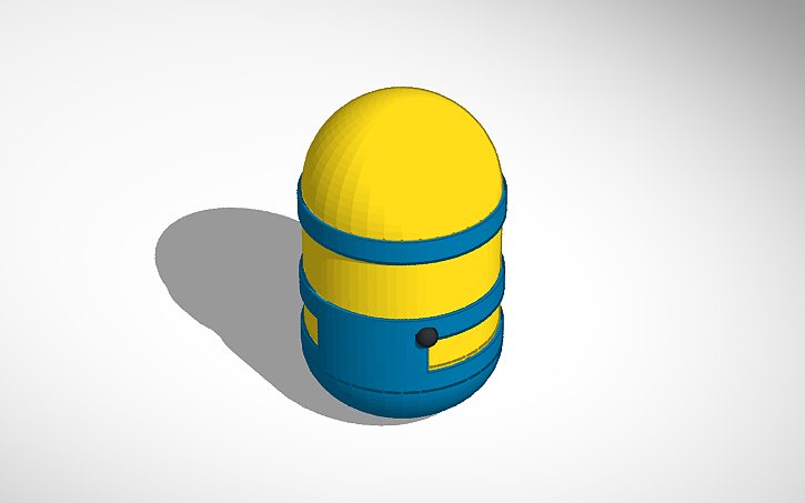 3D design minion - Tinkercad
