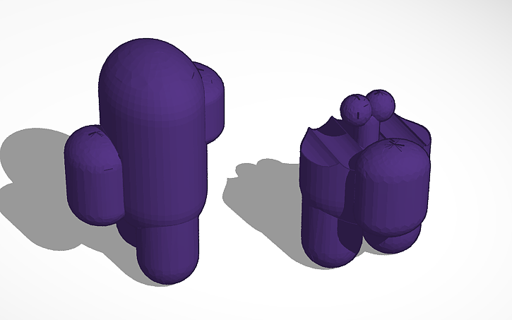 3d Design Among Us Character Tinkercad