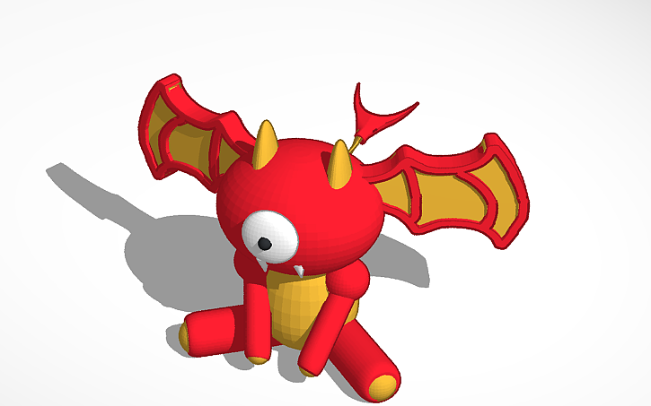 3D design Tinkercad monster - Keanu Pecson | Tinkercad