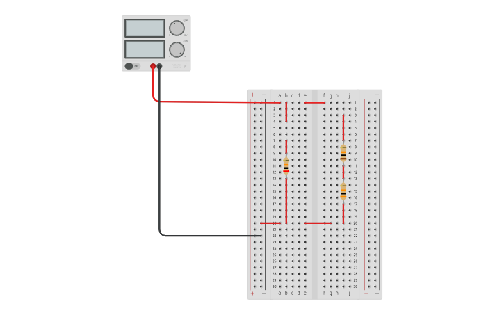 Circuit design Electrical Circuit 4 | Tinkercad