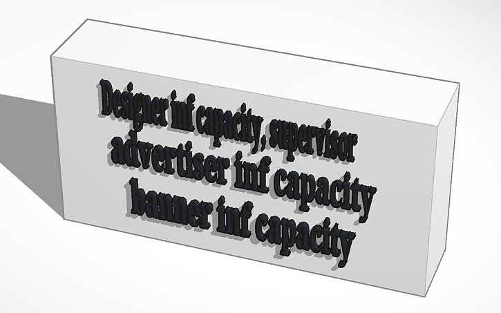 3D design open Roles for The Designing Studios group | Tinkercad