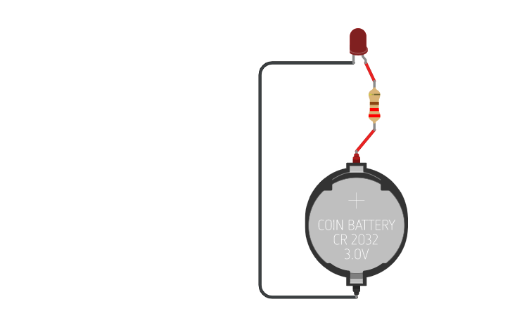 Circuit design 3. LED 켜기 | Tinkercad