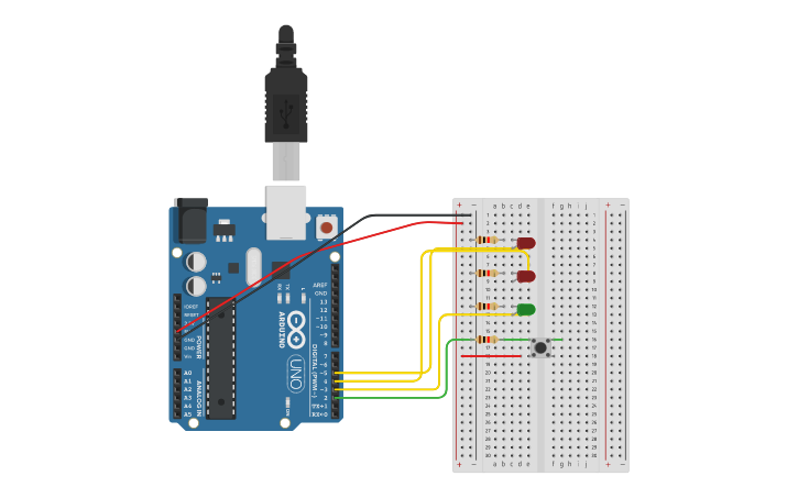 Circuit design interface nave espacials - Tinkercad