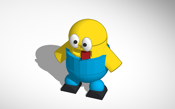 3D design minion by QUICO - Tinkercad