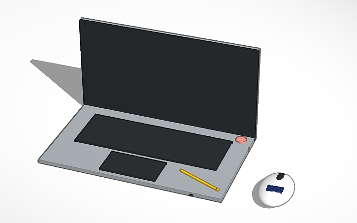 3D design note book (삼성 갤럭시 북 플랙스 알파 노트북) - Tinkercad