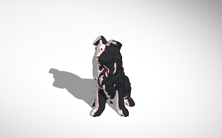 3D design bloodlined australian shepherd - Tinkercad