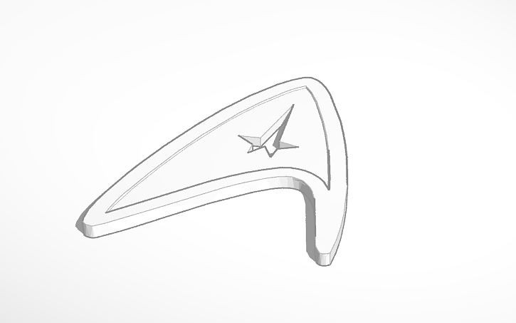 3D design Star_Trek_Badge | Tinkercad
