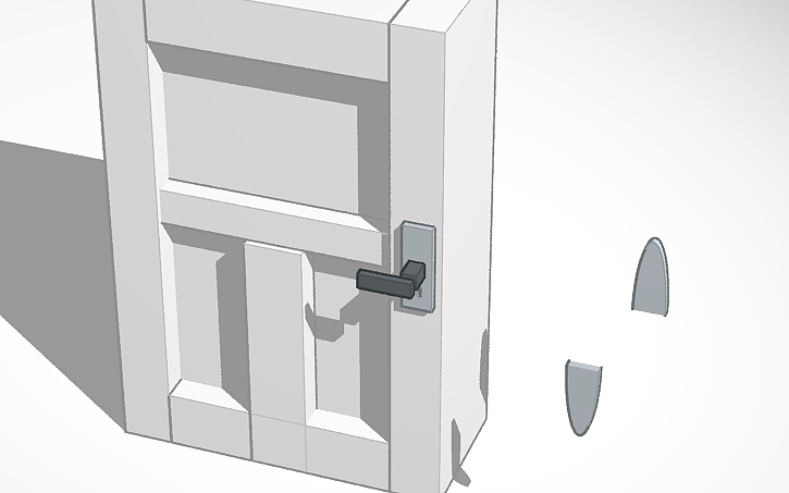 3D design door - Tinkercad