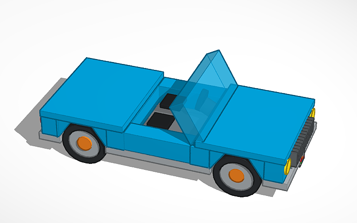 3D design Model car for dc design's contest - Tinkercad