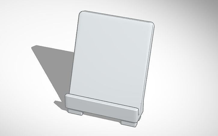 3D design Phone holder - Tinkercad