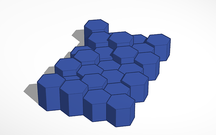 3D design Hexagon Design - Tinkercad