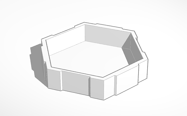 3D design Hex Container Lock | Tinkercad