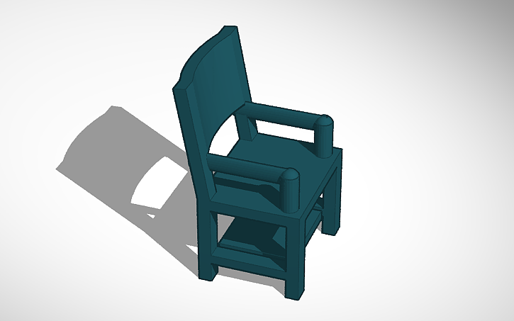 3D design Chair - Tinkercad