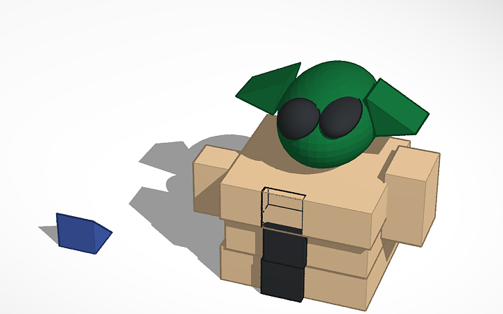 3D design Baby Yoda | Tinkercad