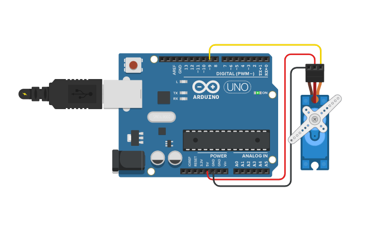 Circuit design Circuito Servomotor - Catherine Bianchi | Tinkercad Circuit design Circuito Servomotor - Catherine Bianchi | Tinkercad