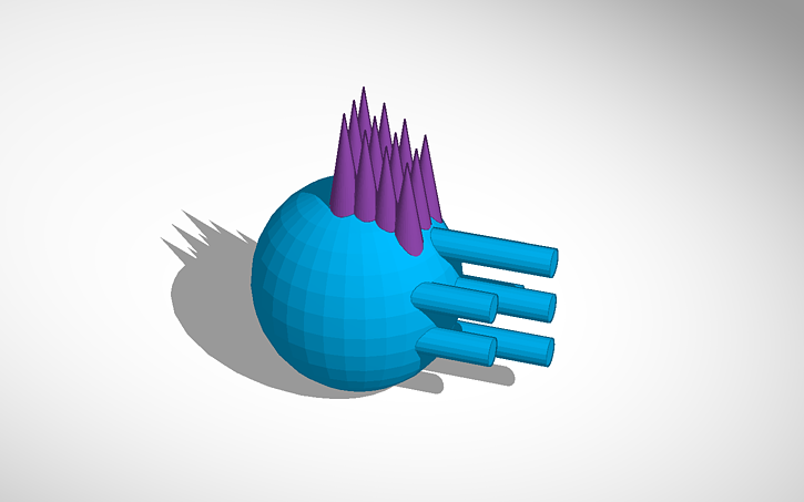 3D design SPIKE BALL | Tinkercad
