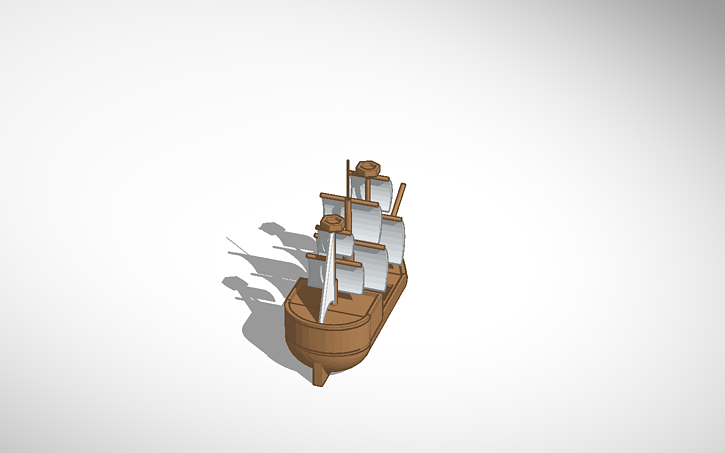 3D design Branden Pirate Ship - Tinkercad