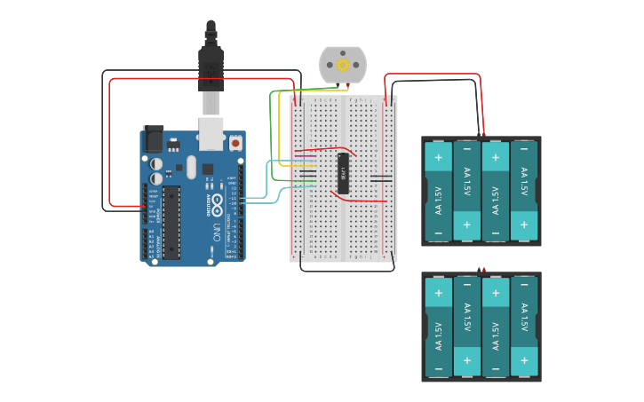 Circuit design Raynor_Lecture #5 H Bridge Activity | Tinkercad