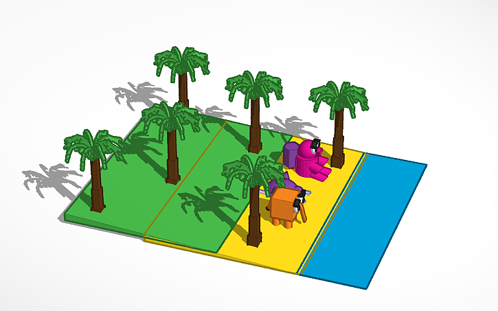 3D design Инопланетные животные - Tinkercad